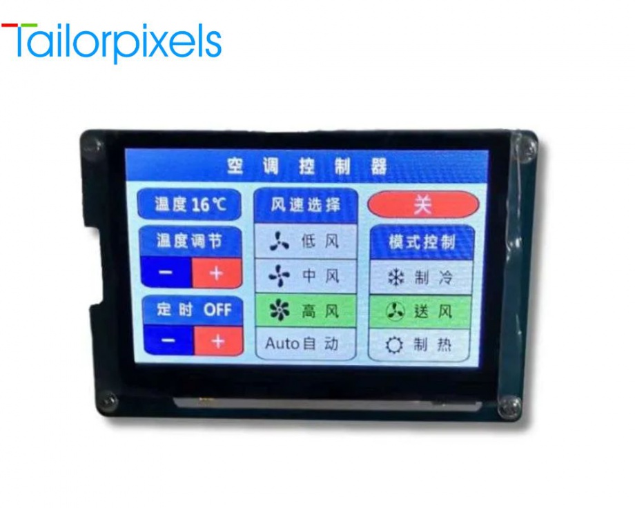 TBZ043C480272-01 4.3 inch Smart LCD, UART, TFT Module, TN LCD, with CTP ...