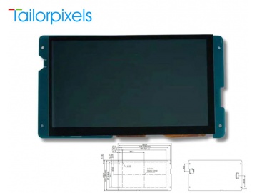 TBZ070C800480-01 7.0 inch UART LCD Module, Smart Display, TFT Module ...