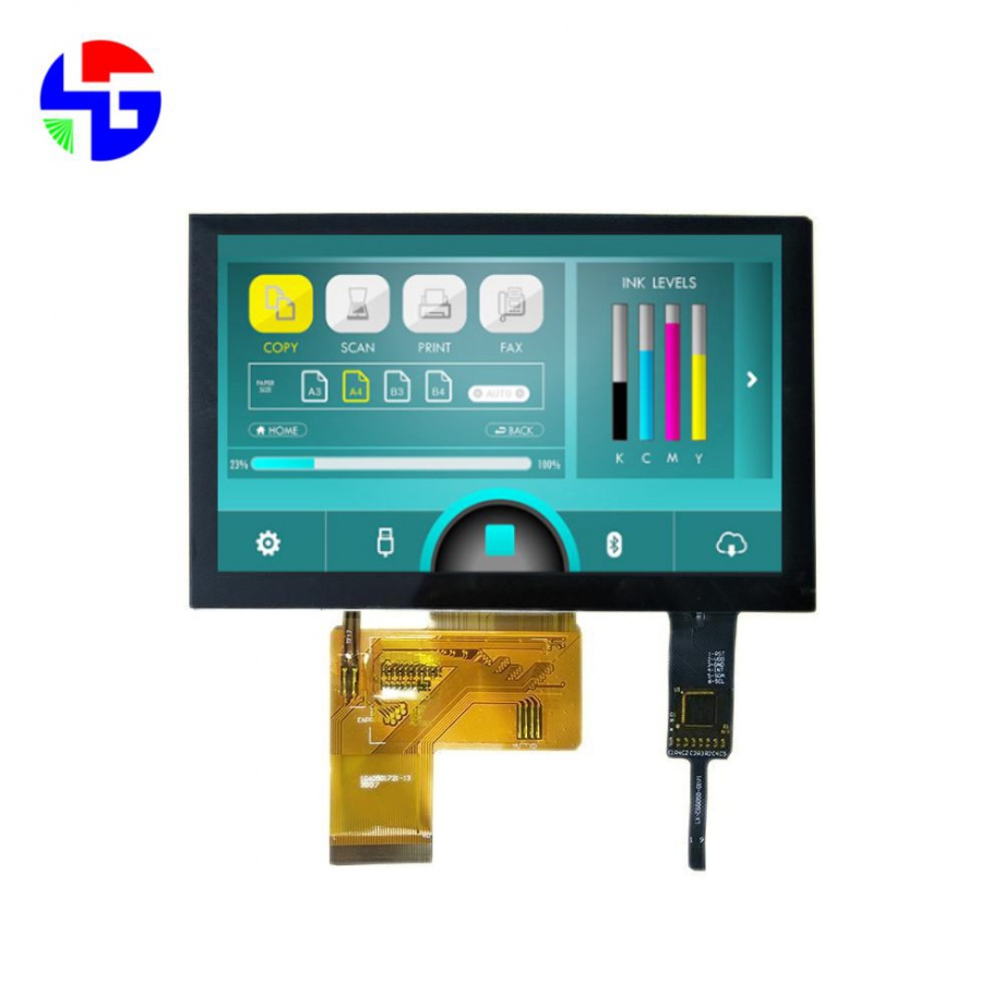 HG050WV005T01 5.0 inch TFT LCD, Touchscreen, IPS Display, RGB, 800x480, 500 Brightness ...