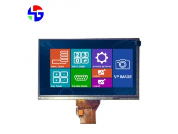 HG070WV037R01 7.0 inch TFT LCD Display, Resistive Touchscreen, 300 ...