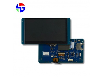 HG070YTD02C 7.0 inch Smart TFT LCD, RS232/TTL, Serial Model Display ...