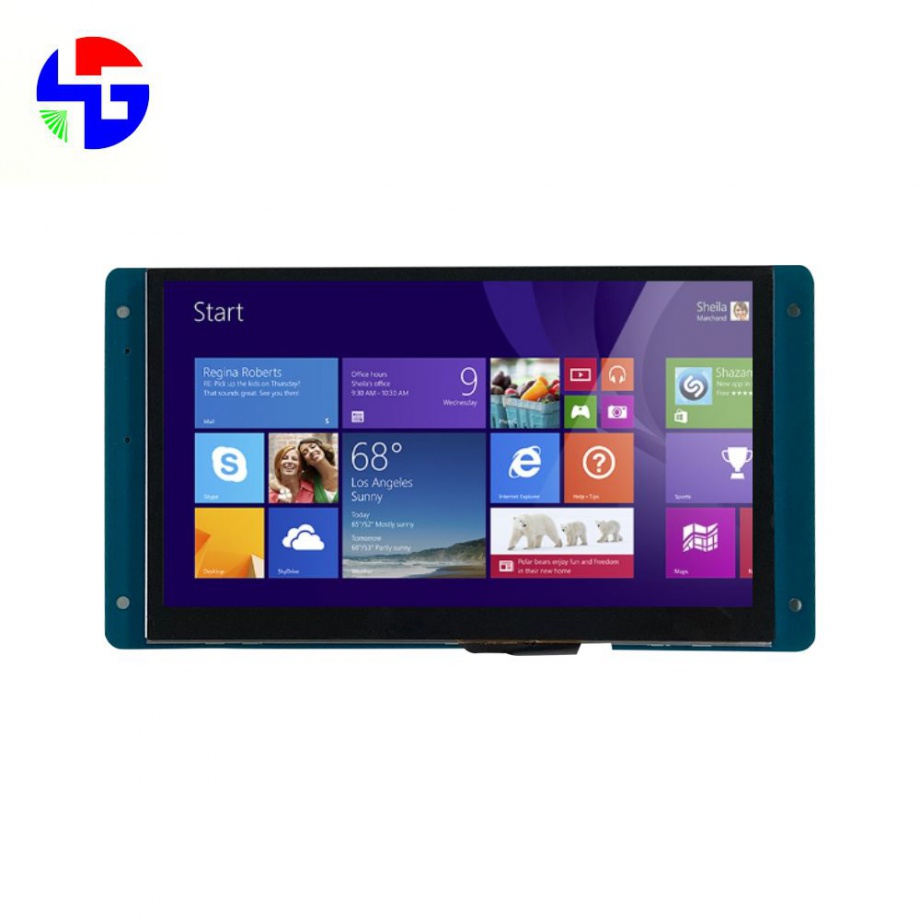 HG070YTD02C 7.0 inch Smart TFT LCD, RS232/TTL, Serial Model Display, 800x480 Pixels, Touchscreen ...