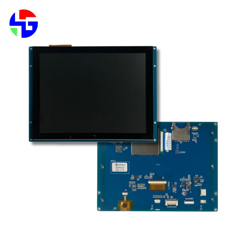 HG080STD02C 8.0 inch HMI Intelligent TFT LCD Display 800x600 with ...