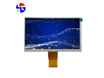 HG070WS050 7.0 inch TFT LCD, TN Display, 1024x600 Resolution, 400cd/m², 50PINS, RGB Interface ...