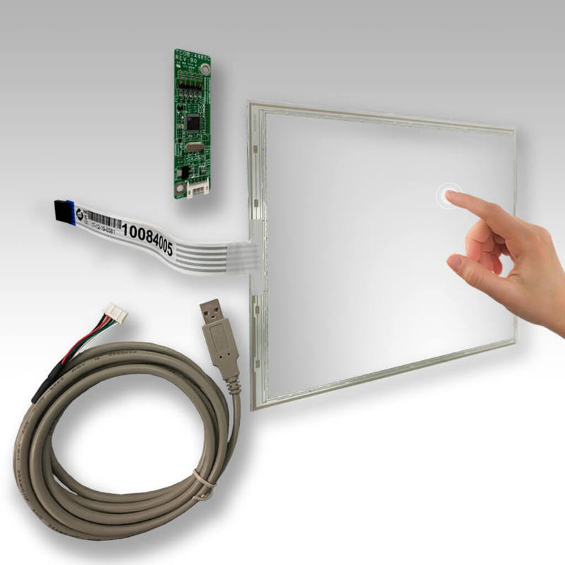 B084R5U-E01 8.4" RTP Touch, F/G Structure, EETI IC, COB Type, USB Interface, Support gloved hand ...