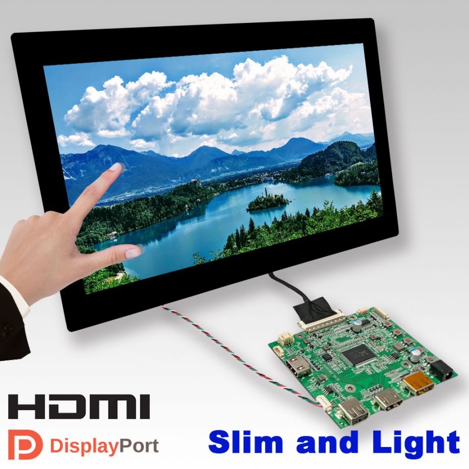 TW140HT81 14" 1920x1080, PCAP Touch, 212nits, Wide View Angle, HDMI.DP ...