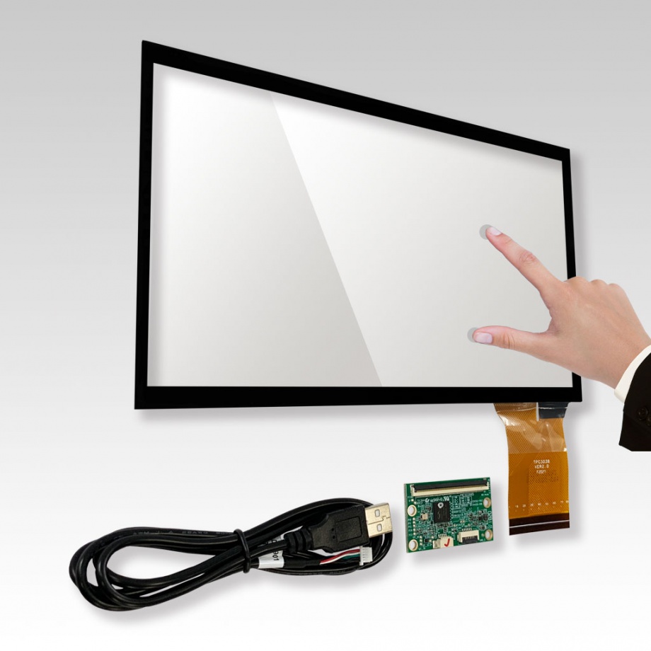 B101PBU-E01 10.1" PCAP Touch, G/G Structure, EETI IC, COB Type, USB Interface, Multi-Touch ...