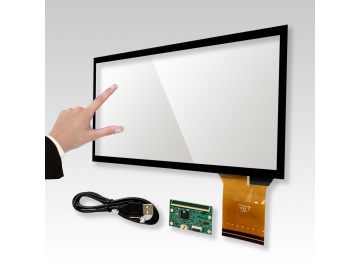 B101PBU-E01 10.1" PCAP Touch, G/G Structure, EETI IC, COB Type, USB Interface, Multi-Touch ...