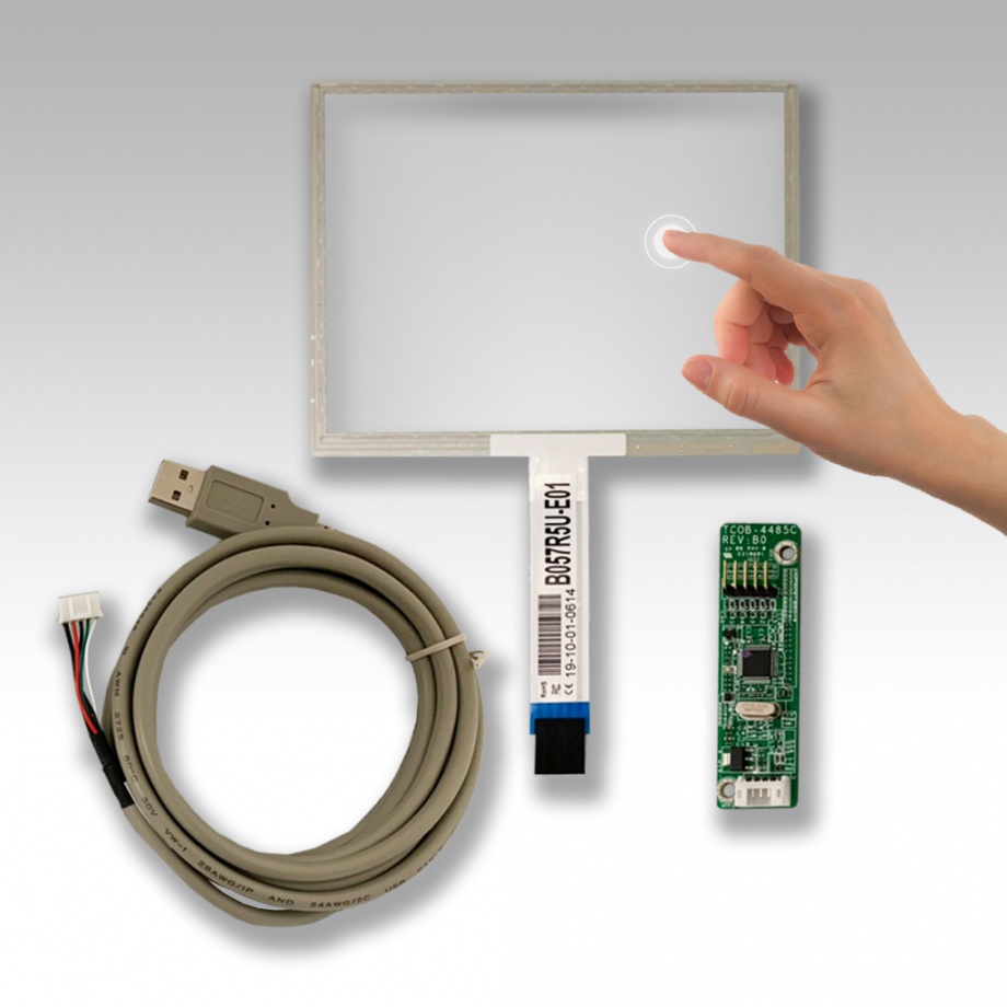 B057R5U-E01 5.7" RTP Touch, F/G Structure, EETI IC, COB Type, USB Interface | Taiwan Screen ...