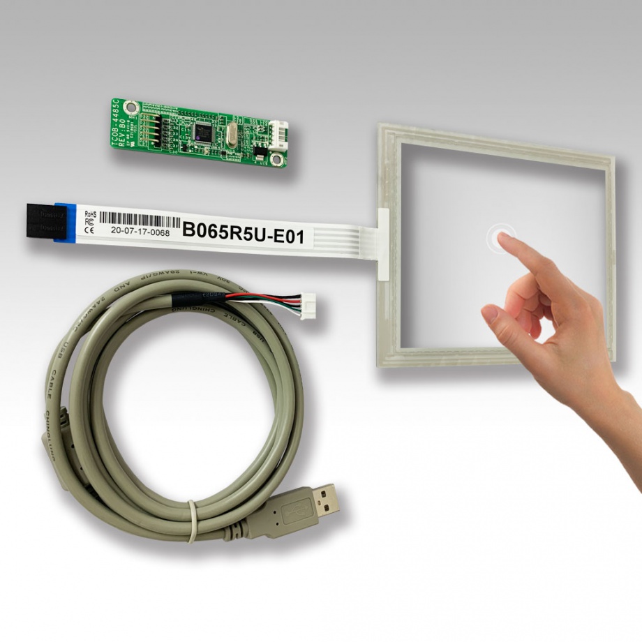 B065R5U-E01 6.5" RTP Touch, F/G Structure, EETI IC, COB Type, USB Interface | Taiwan Screen ...