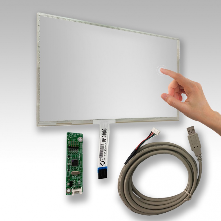 B101R5U-E01 10.1" RTP Touch, F/G Structure, EETI IC, COB Type, USB Interface | Taiwan Screen ...