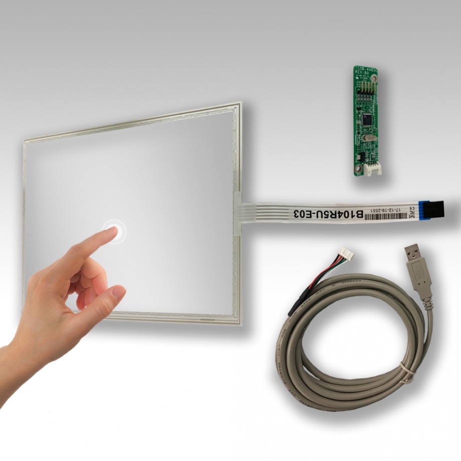 B104R5U-E03 10.4" RTP Touch, F/G Structure, EETI IC, COB Type, USB Interface | Taiwan Screen ...