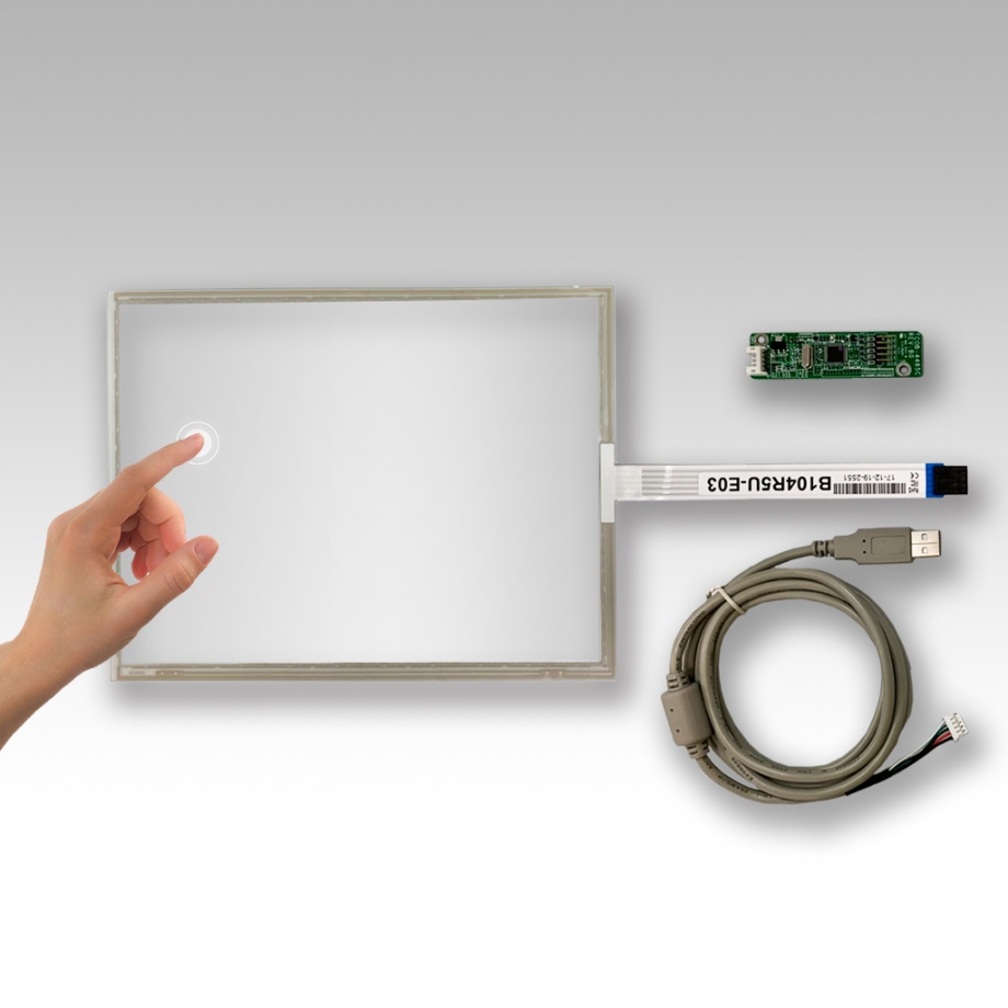 B104R5U-E03 10.4" RTP Touch, F/G Structure, EETI IC, COB Type, USB Interface | Taiwan Screen ...