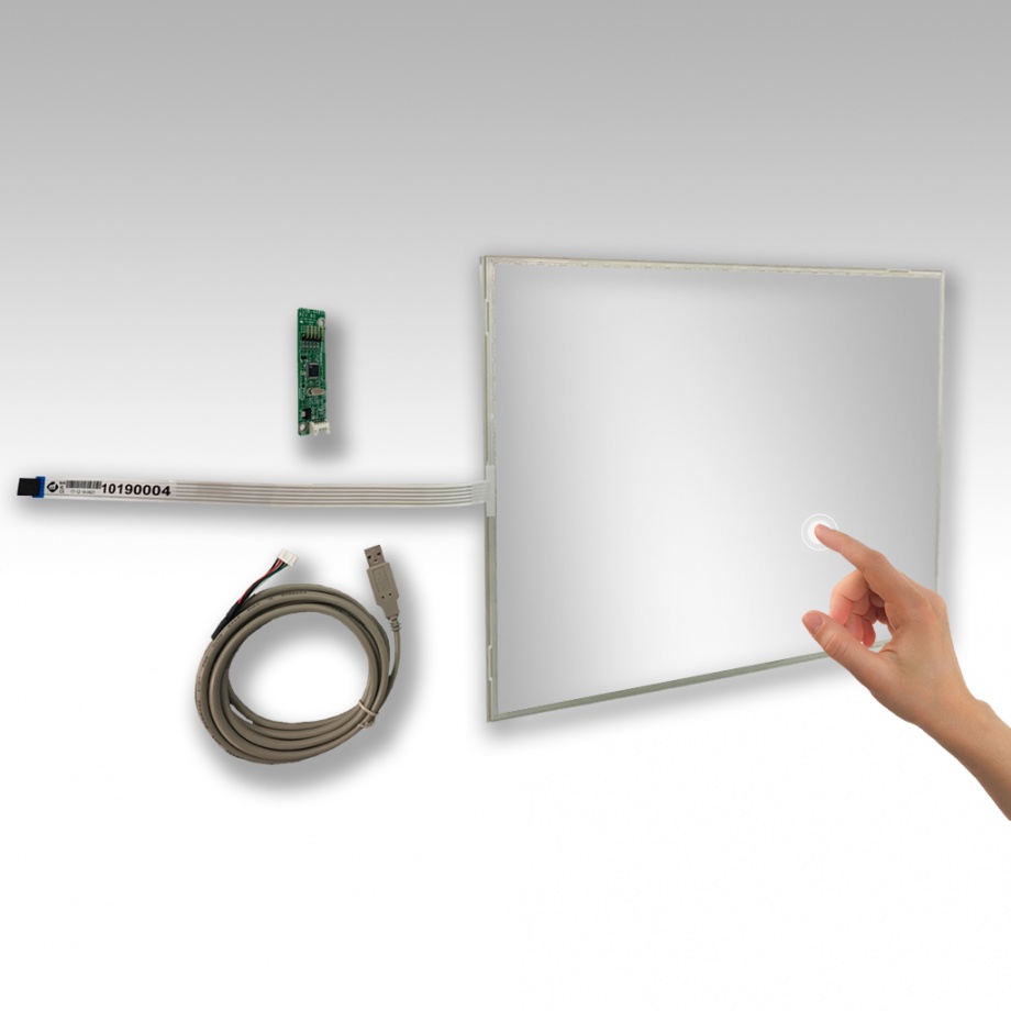 B190R5U-E01 19" RTP Touch, F/G Structure, EETI IC, COB Type, USB Interface | Taiwan Screen ...