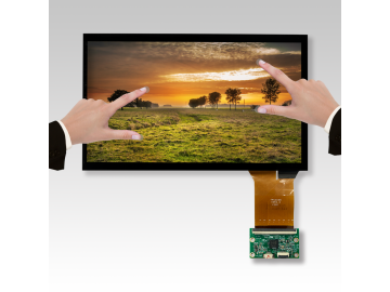 F101PET-T21 10.1"PCAP Touch Display, 1024x600, 250nits, B/L 15Khr, LVDS USB/I2C Interface, COB ...