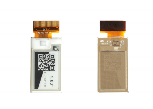 ET0102T4 1.02-inch electronic paper display with 128x80 resolution, SPI ...