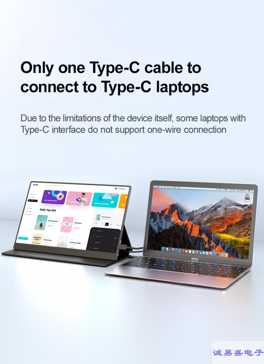 Z156FC 15.6 inch portable monitor, 1080P portable monitor, PS4 portable ...