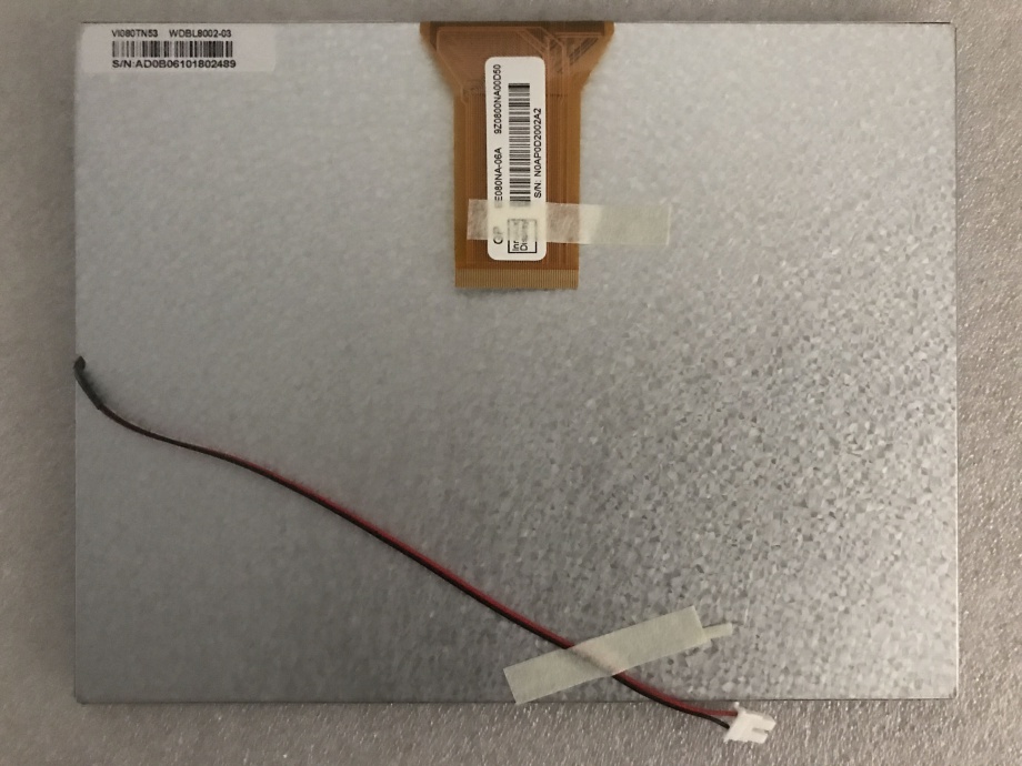 VI080TN55 液晶屏 8寸工控屏 800*600分辨率 700亮度 50PIN TTL接口液晶模组 | 韦达（香港）集团有限公司