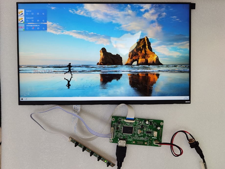 BSD156FHD-01 15.6 inch HD Display 800*480 50Pins TTL interface 350Nits ...