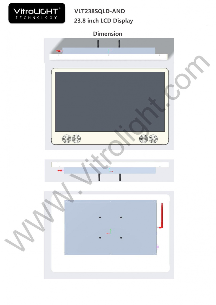 VLT238SQLD-AND 23.8" 1920*1080 High Definition and Performance, Android ...