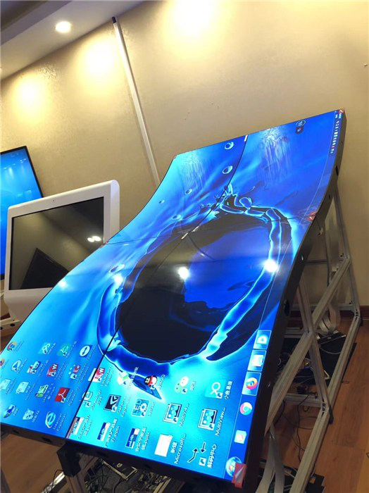 VLT550-OLED-CUV 55inch FHD OLED Curved panel LCD Display Flexibility ...