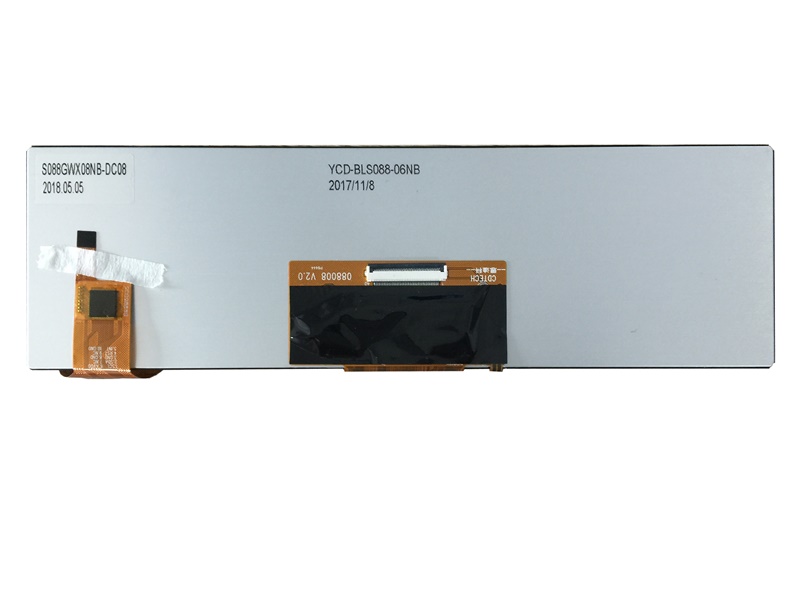 S088GWX08NB-DC08 8.8inch 1280*320, With CTP, 320nits , 40pins , RGB ...