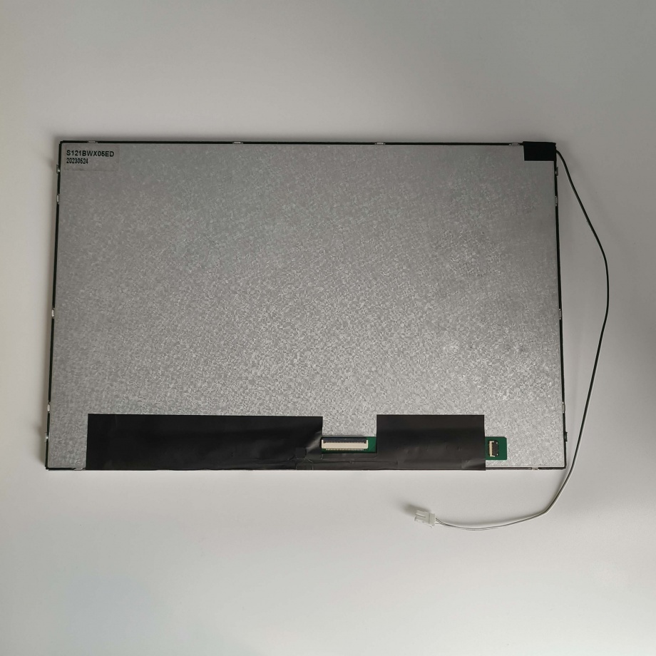 S121BWX05ED 12.1inch 1280*800 IPS TFT LCD module, 1000cd/m2 , 40PINS, LVDS interface, High ...