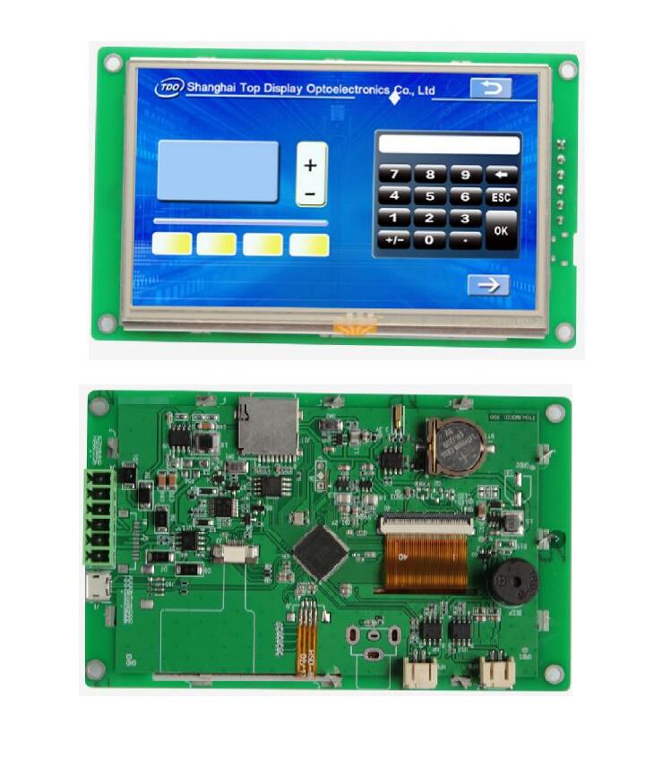 TY043WQC01RT TDO RTP UART display 4.3 inch 480*272 ips touch lcd with ...