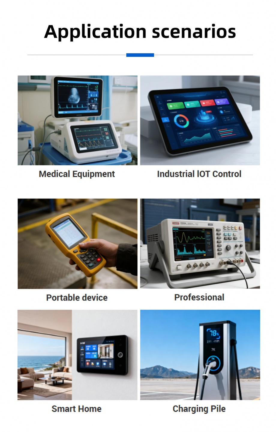 TY050WVL02NH TDO 5-inch LCD capacitive touch screen with a resolution ...